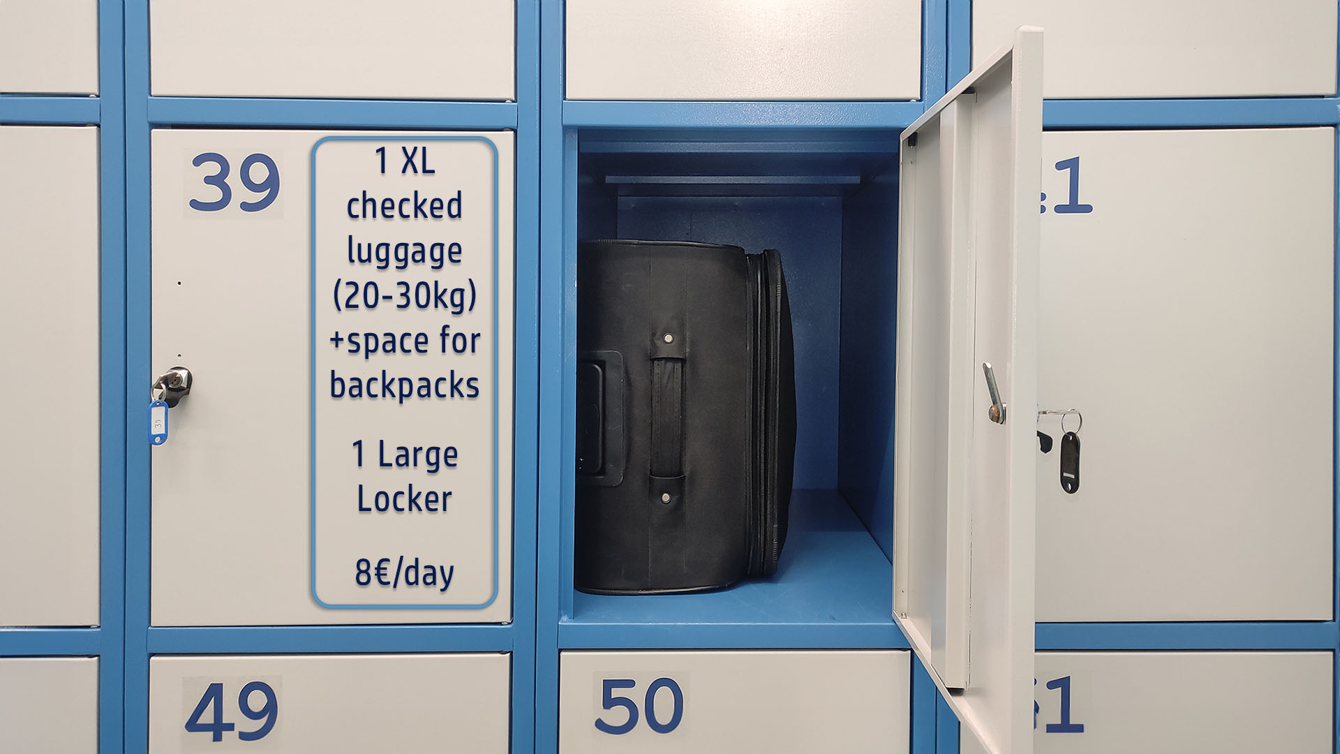 Luggage Storage | Locker Point | Athens Top-Rated